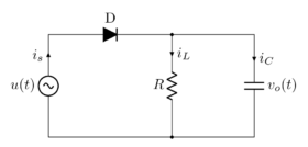 How to Draw Single Phase Half Wave Rectifier in LaTeX - TikZBlog