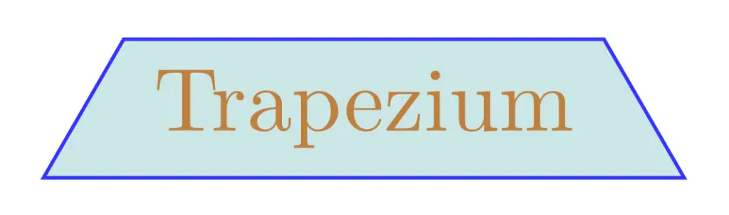 Learn How to Draw Trapezium in TikZ - TikZBlog
